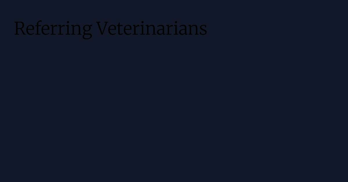 Referring Vets | Denver, Wheat Ridge